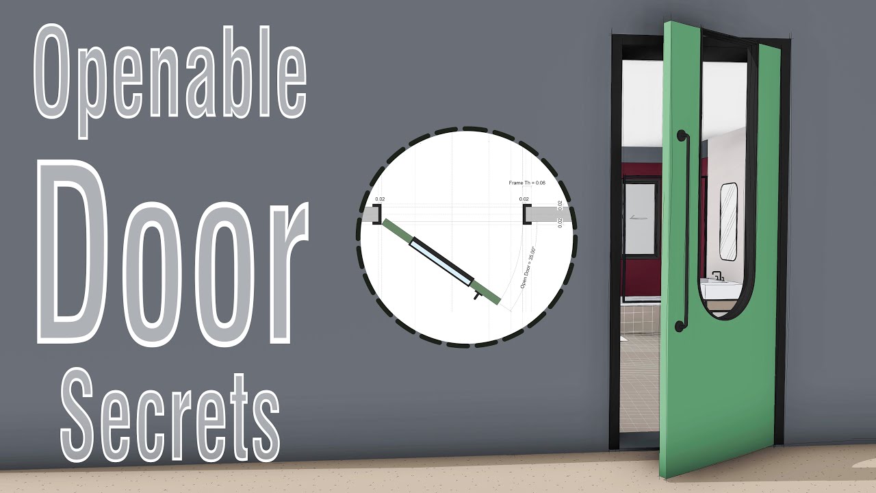 Professional Openable Doors with Precise Angle Control - YouTube