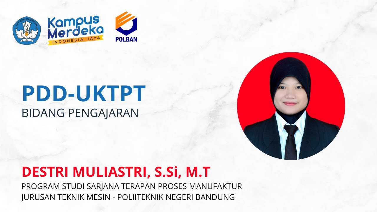 PDD-UKTPT : Pengajaran | Destri Muliastri | Politeknik Negeri Bandung | SERDOS SMART 2024 - YouTube