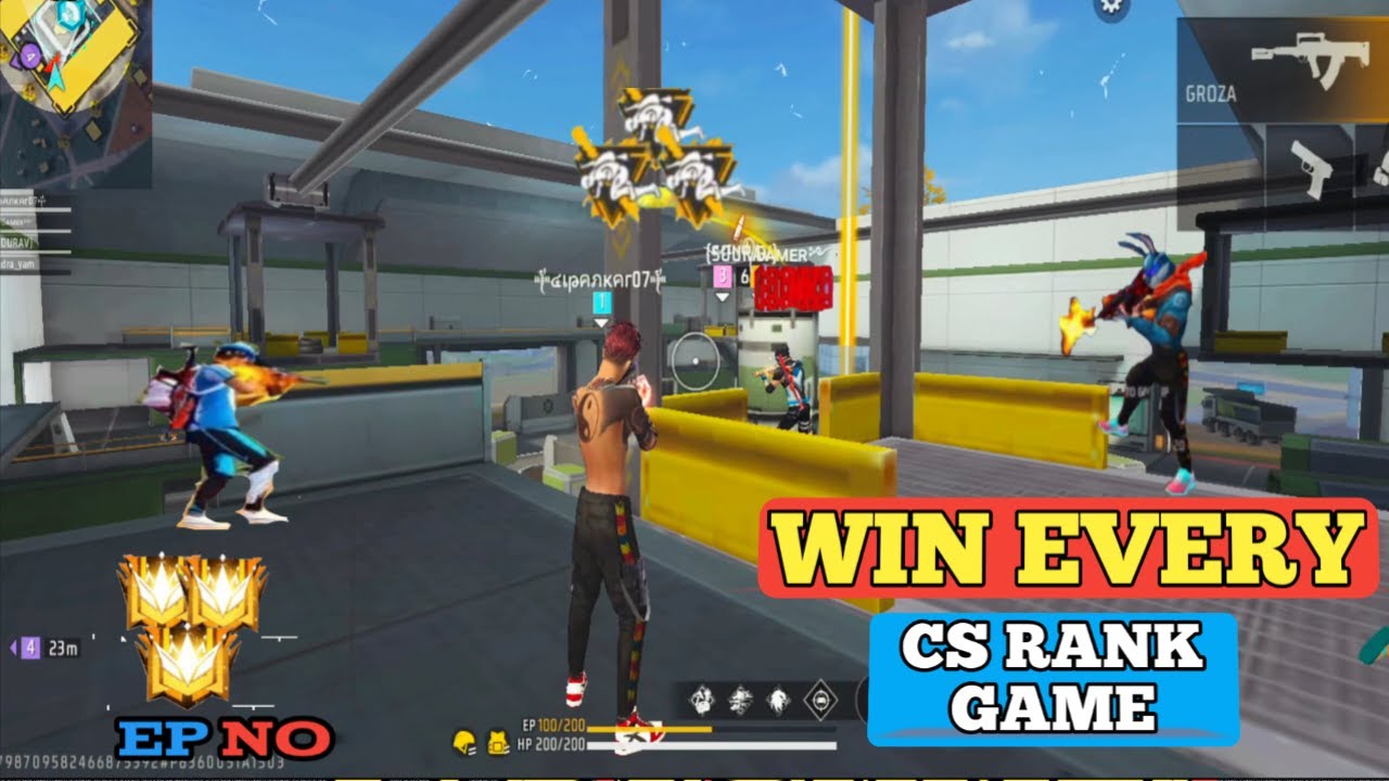 Garena free fire - CS Ranked Gameplay | free fire clash squad | Must ...