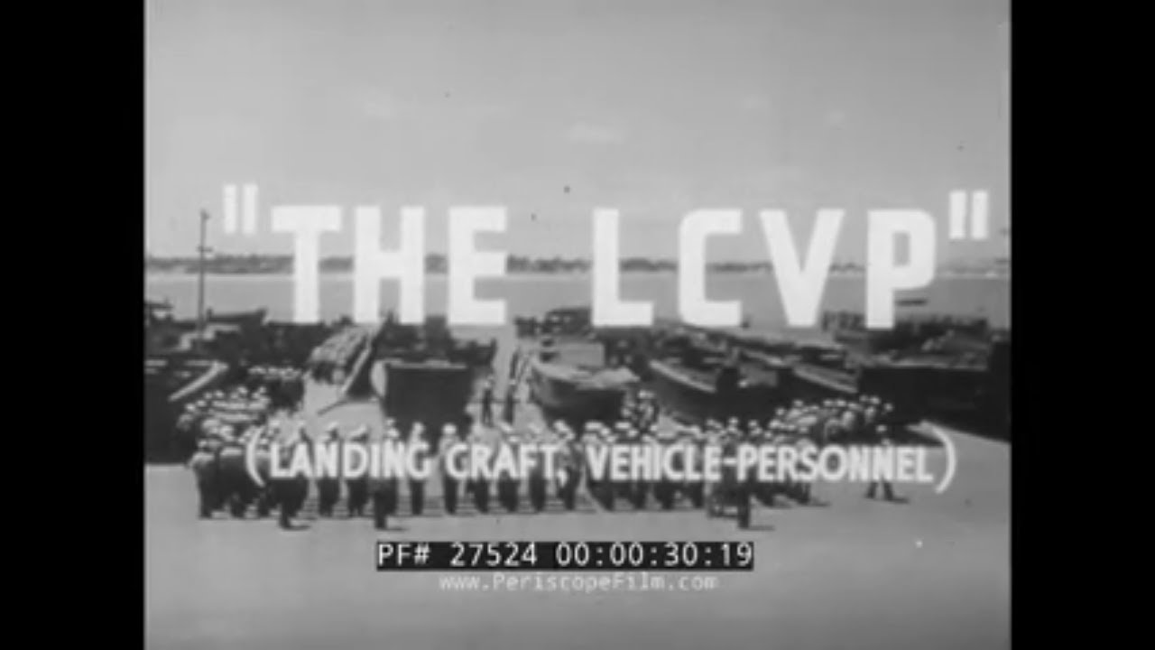 "BOAT HANDLING" LCVP HIGGINS BOAT CREW 1944 U.S. NAVY LANDING CRAFT ...