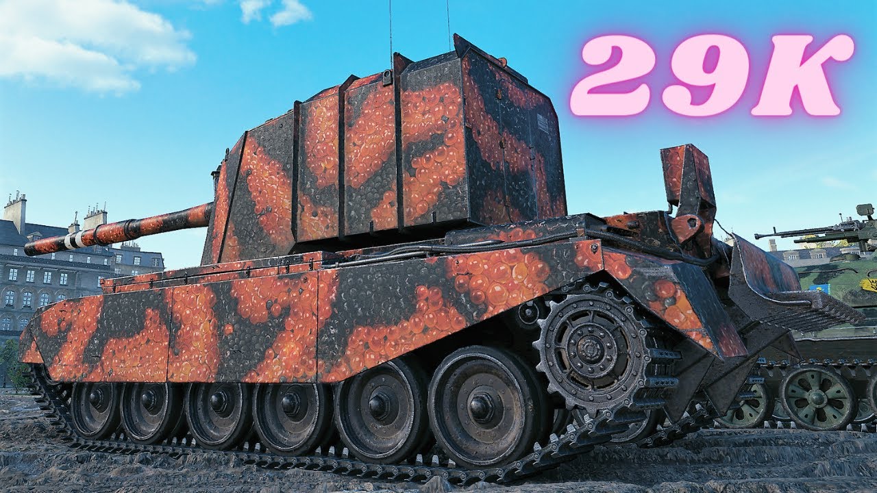 29K Damage with FV4005 Stage II & FV4005 & FV4005 World of Tanks , WoT ...