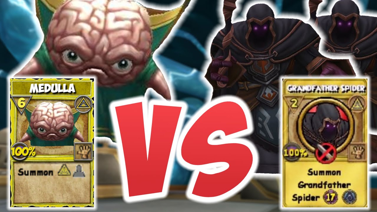 MEDULLA VS 2 GRANDFATHER SPIDERS IN WIZARD101 - YouTube