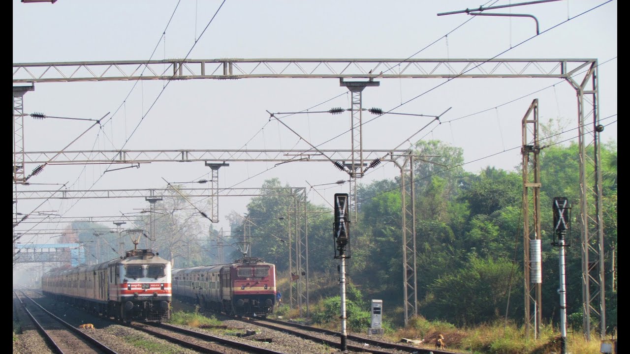Rare Overtake: Two Overtake with 5 Trains in a sequence...! - YouTube