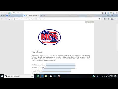 How to fill out Direct deposit form
