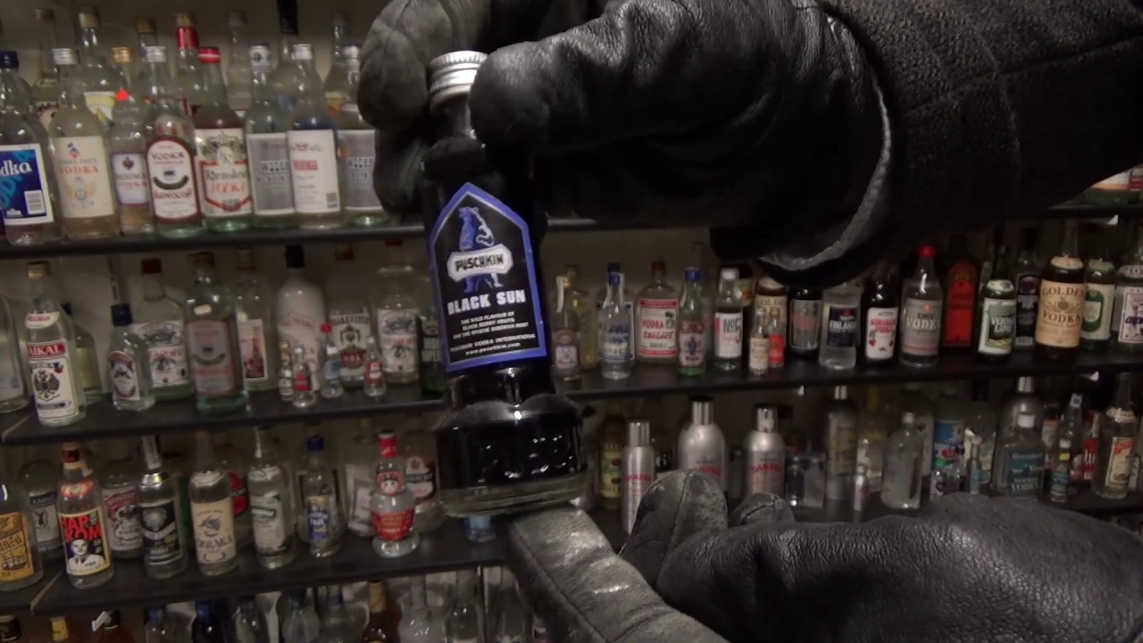 Puschkin Black Sun Small Vodka - YouTube