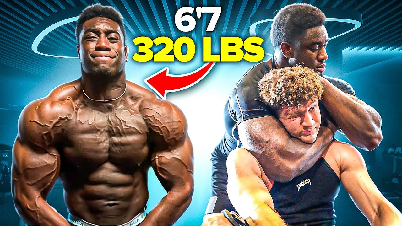 6'7 320 POUND BODYBUILDER VS. BJJ BLACK BELT! - YouTube
