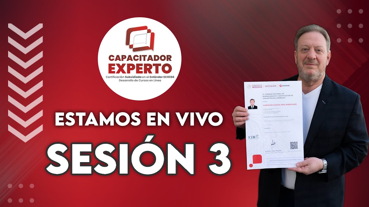 Sesión 3 / Capacitador Experto - YouTube