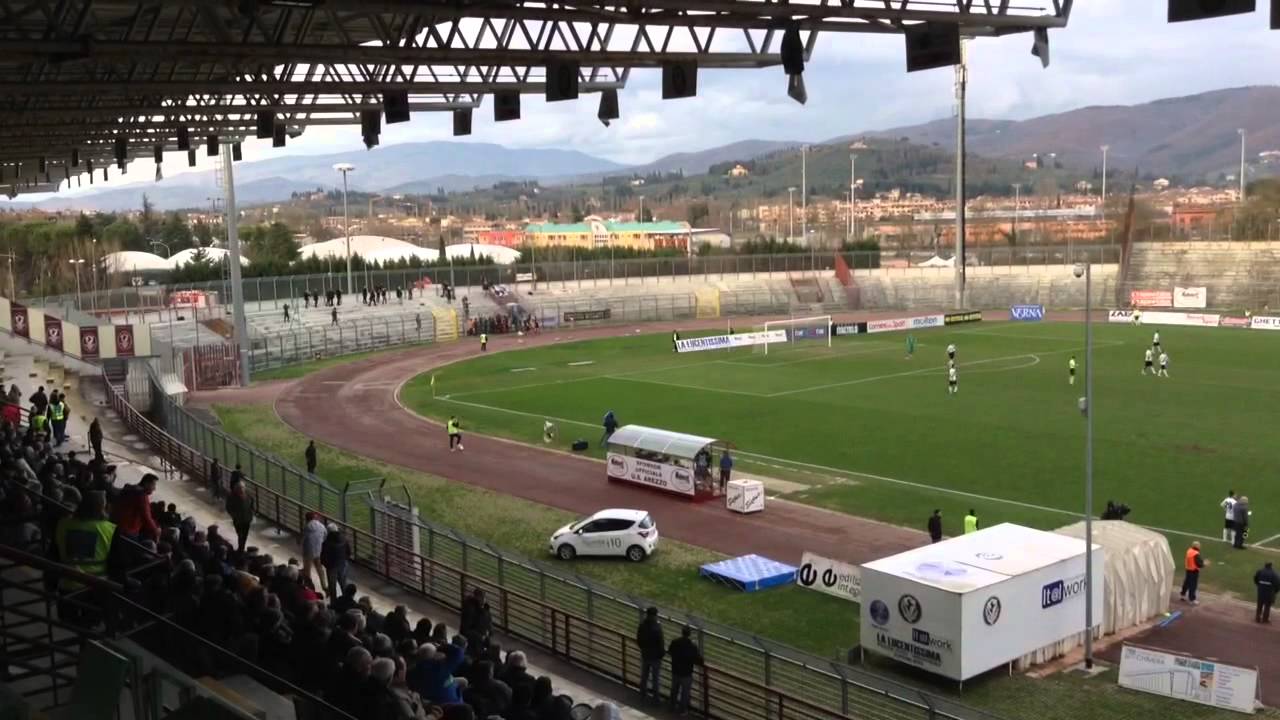 US Arezzo - Pomigliano 0-2, la partita - YouTube