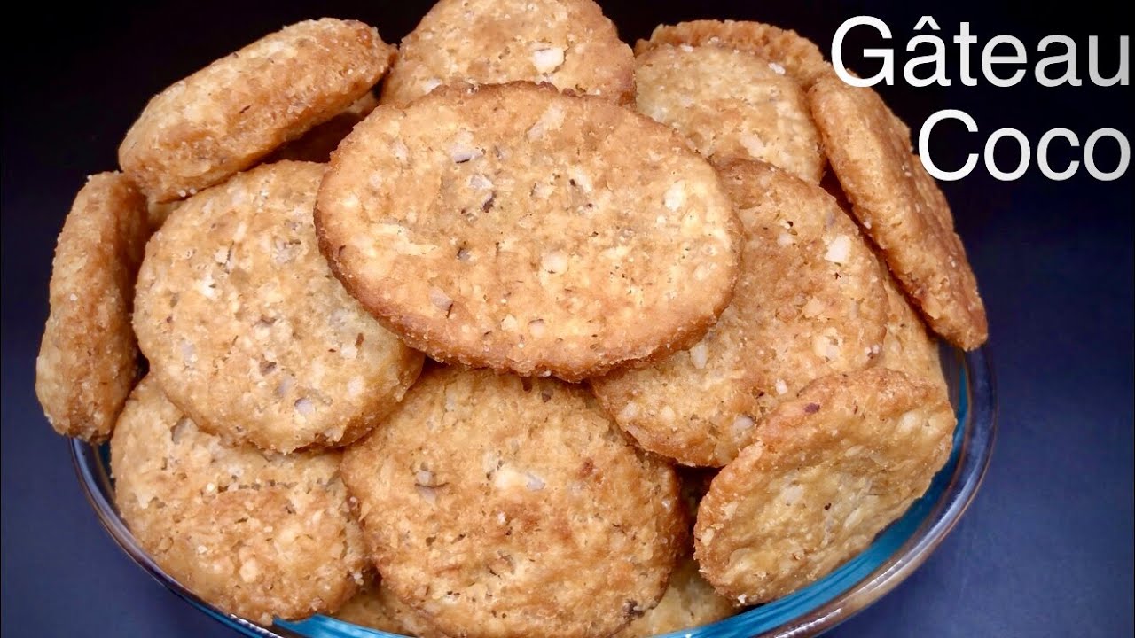 Gâteau coco , biscuits au coco - YouTube