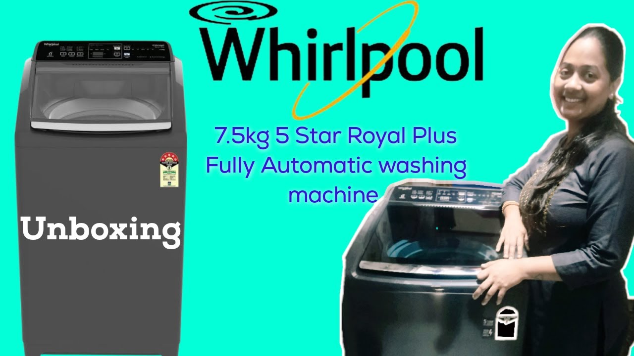 Whirlpool 7.5 Kg 5 Star Royal Plus Fully Automatic Top Loading Washing ...