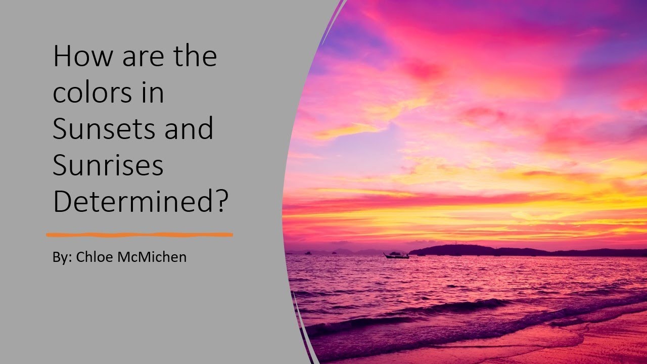 PHS111 - Research Project - How are the colors of sunrise and sunset ...