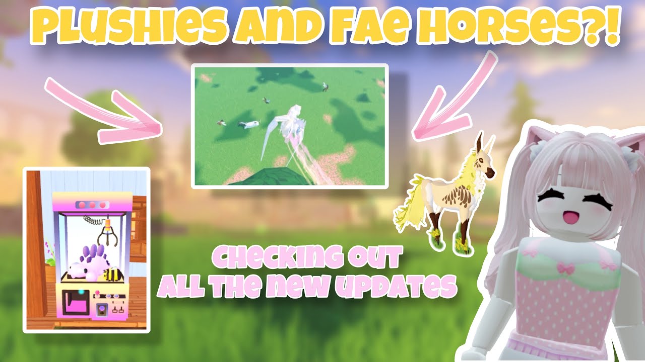Plushies and FAE Horses in Horse Life?! Checking out the new updates ...