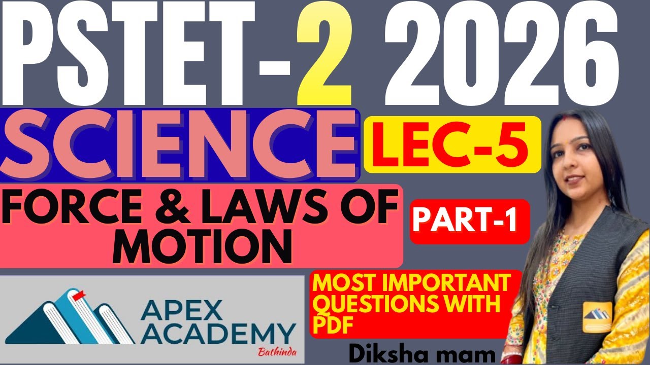 PSTET Science Preparation | PSTET Syllabus 2026 | PSTET Classes ...