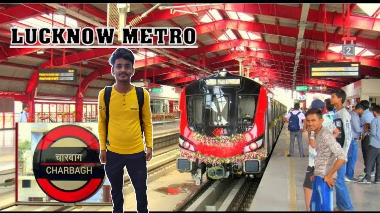 Lucknow Metro Full Vlog Video ||Krishna Nagar to Charbagh||Lucknow ...