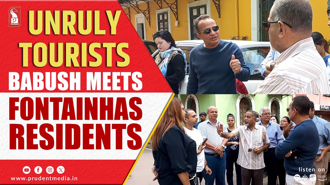 Unruly Tourists: Babush Meets Fontainhas Residents - YouTube