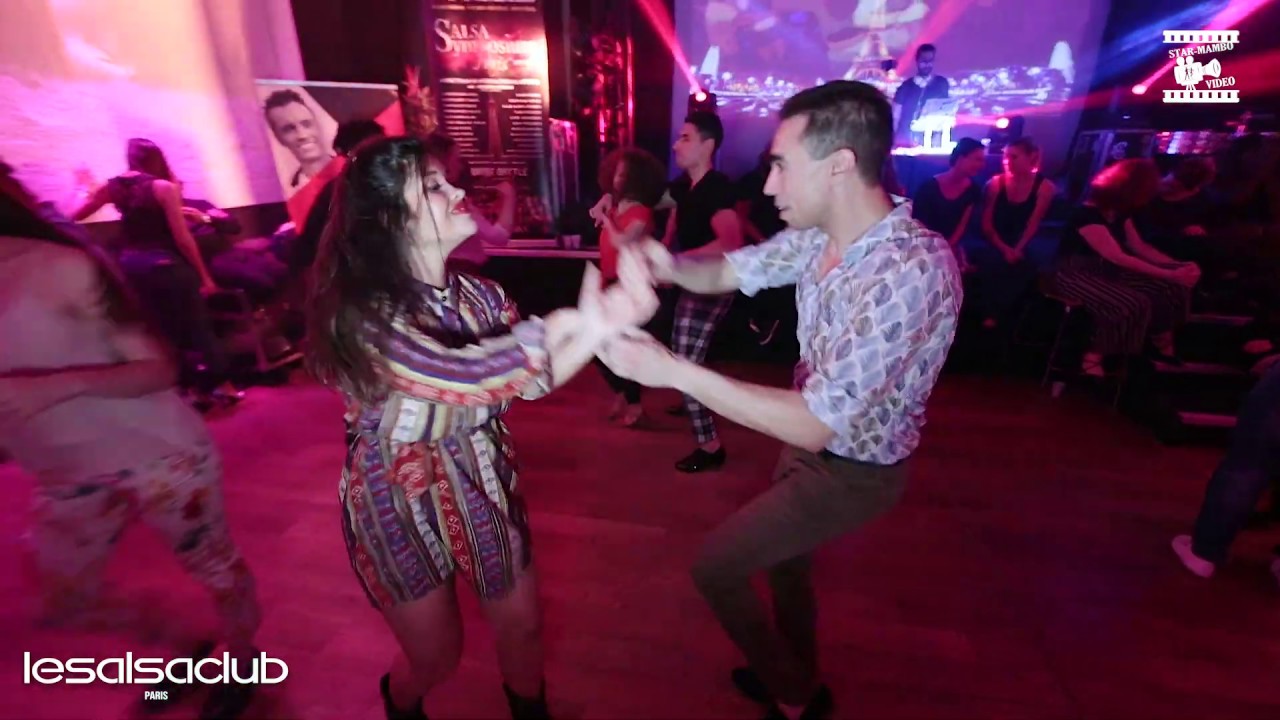 Samir & India - social dancing @ LeSalsa'Club Party - YouTube