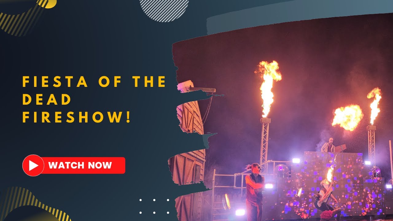 Blackgang Chine's Fiesta of the Dead Fire Show - YouTube