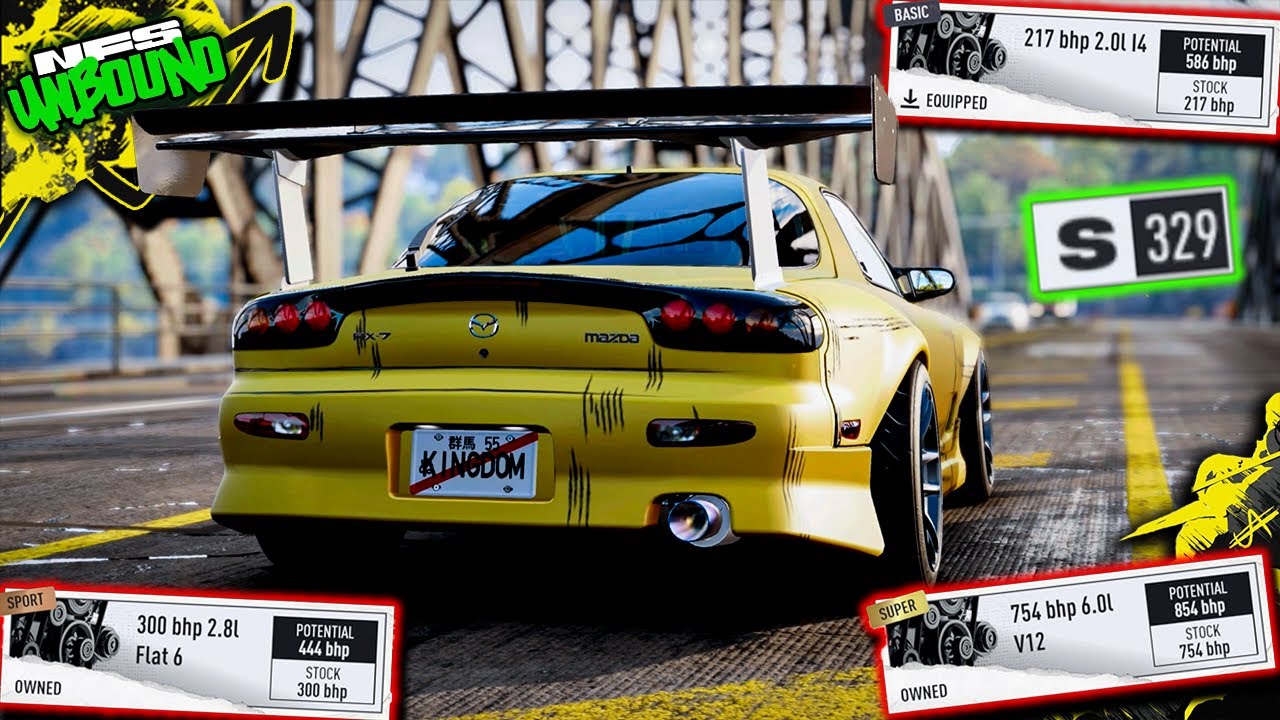 Best Engine Swap for S Tier | Mazda RX-7 Spirit R | Need For Speed ...