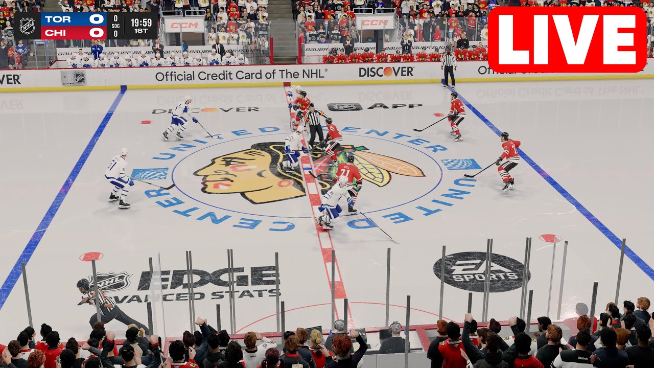 NHL LIVE🔴 Maple Leafs vs. Blackhawks - 23rd February 2025 | NHL Full ...