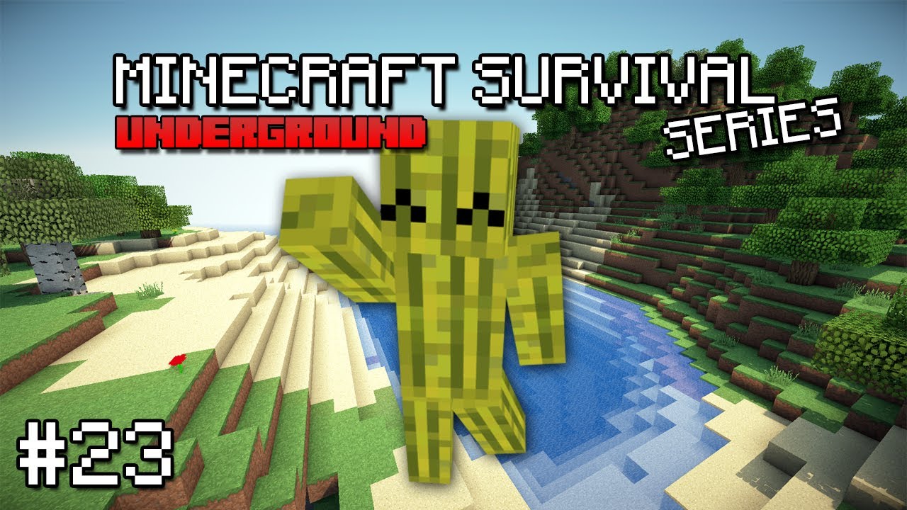Minecraft Underground Survival - Water Design (Episode 23) - YouTube