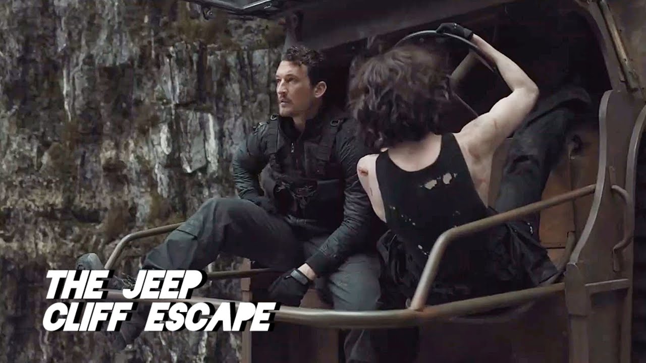 The Jeep Cliff Escape - Best Scene from The gorge 2025 | Scenes ...