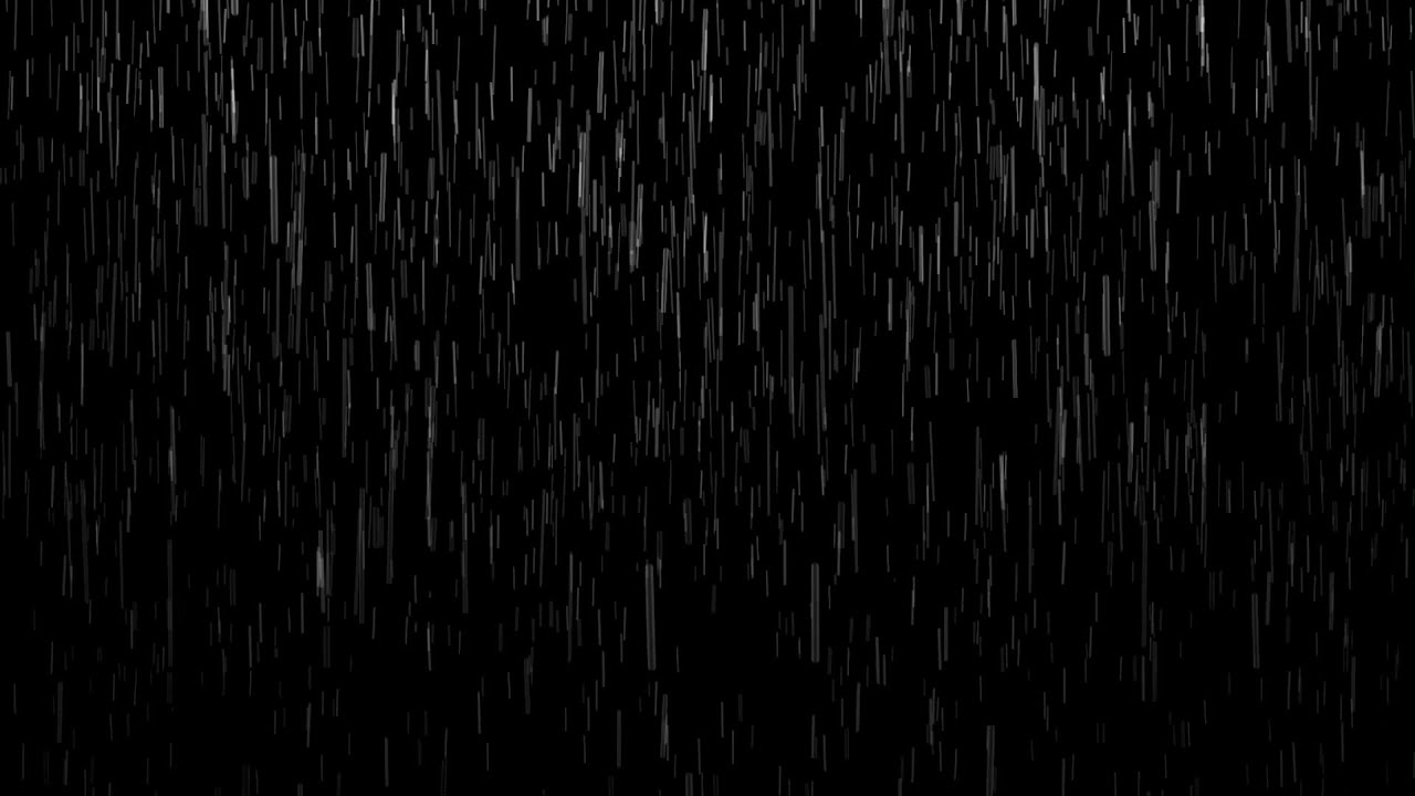 Rainfall Effect Black Screen | Black Screen Rain Effect | Part 12 ...