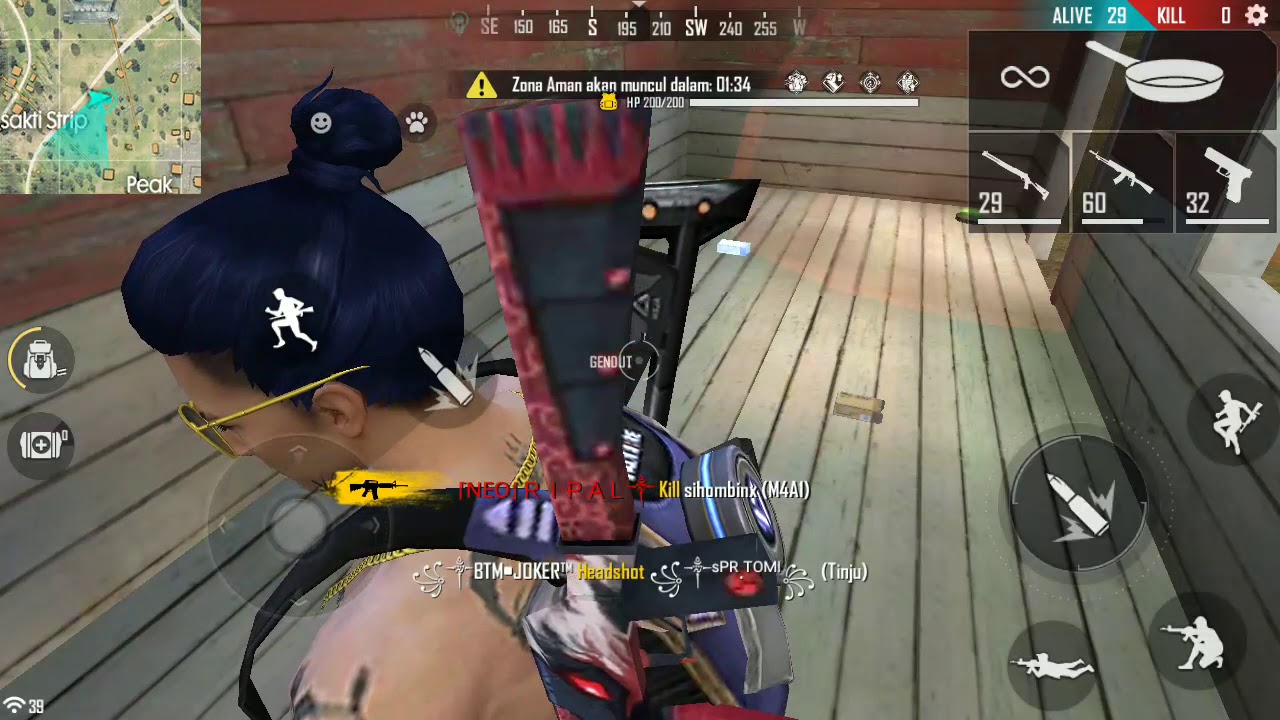 Belajar jadi anak free fire - YouTube