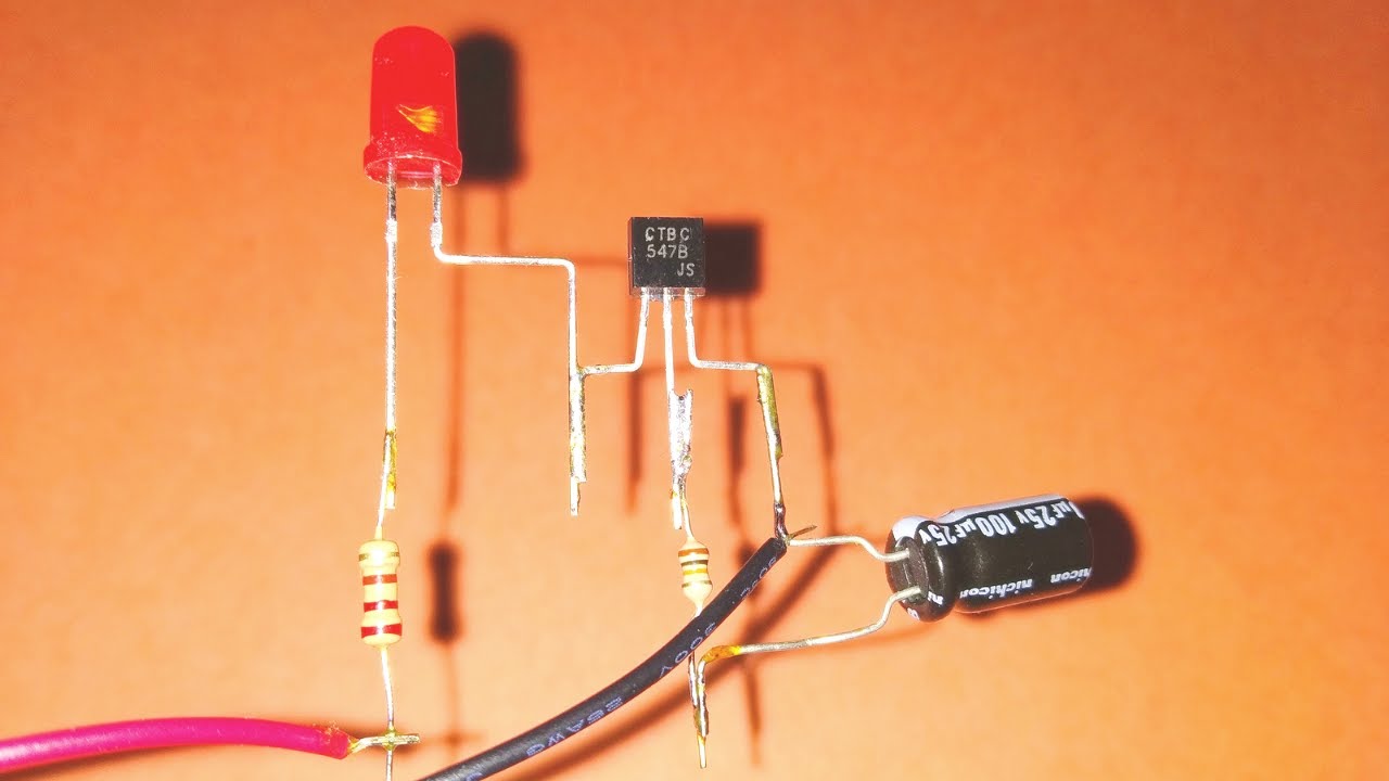 Awesome Time Delay Circuit || Invention with BC547 transistor - YouTube