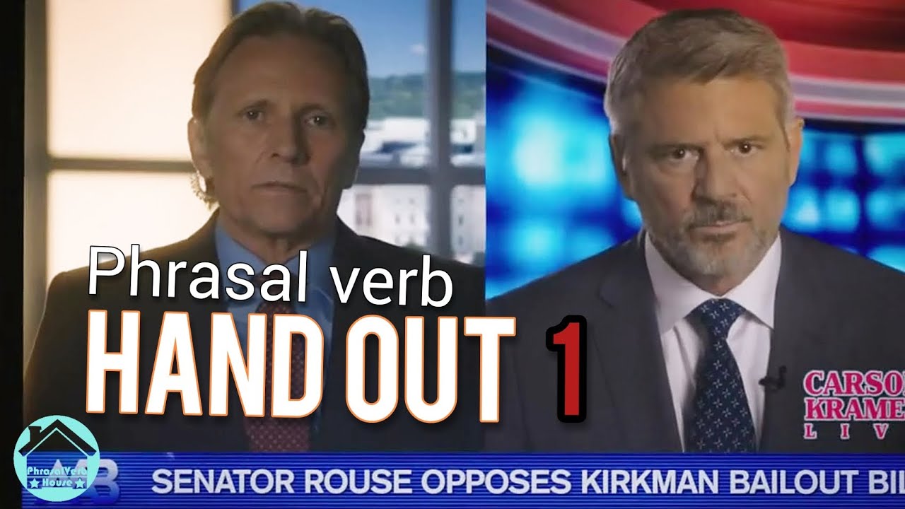 Phrasal verb: hand out, just one meaning - YouTube