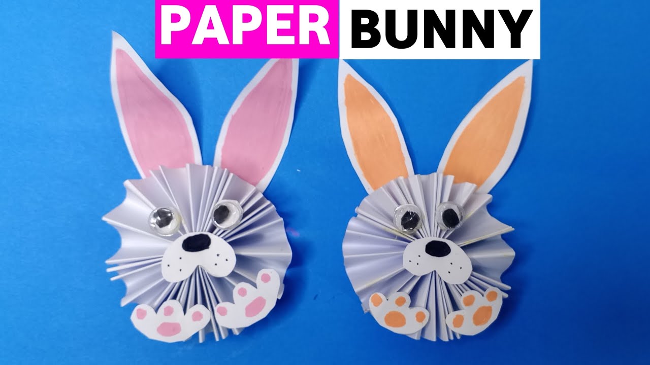 How to make a Origami Paper Bunny | Cute paper Bunny Craft | paper ...