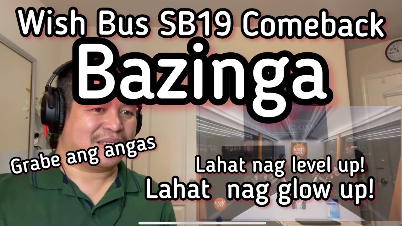 SB19 Bazinga Wish Bus Performance | Wishclusives |Reaction Viceo - YouTube