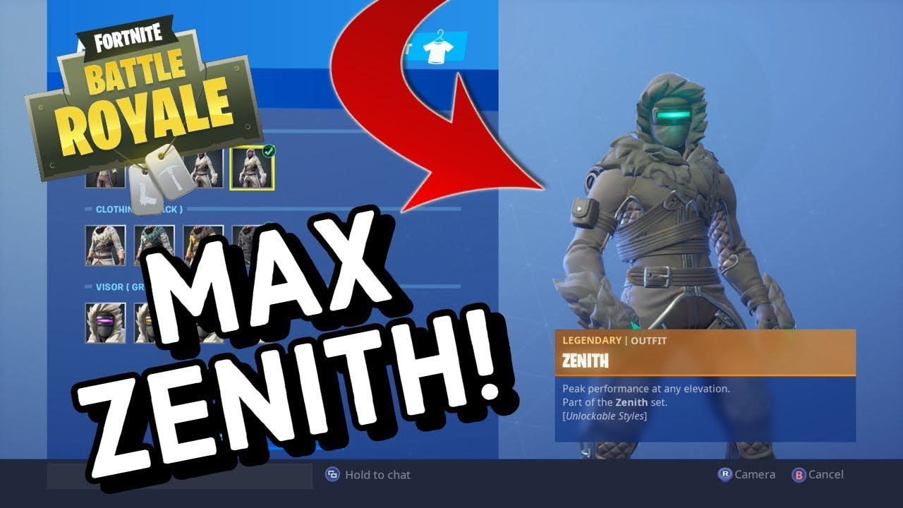 MAX ZENITH Skin Gameplay In Fortnite Battle Royale - YouTube