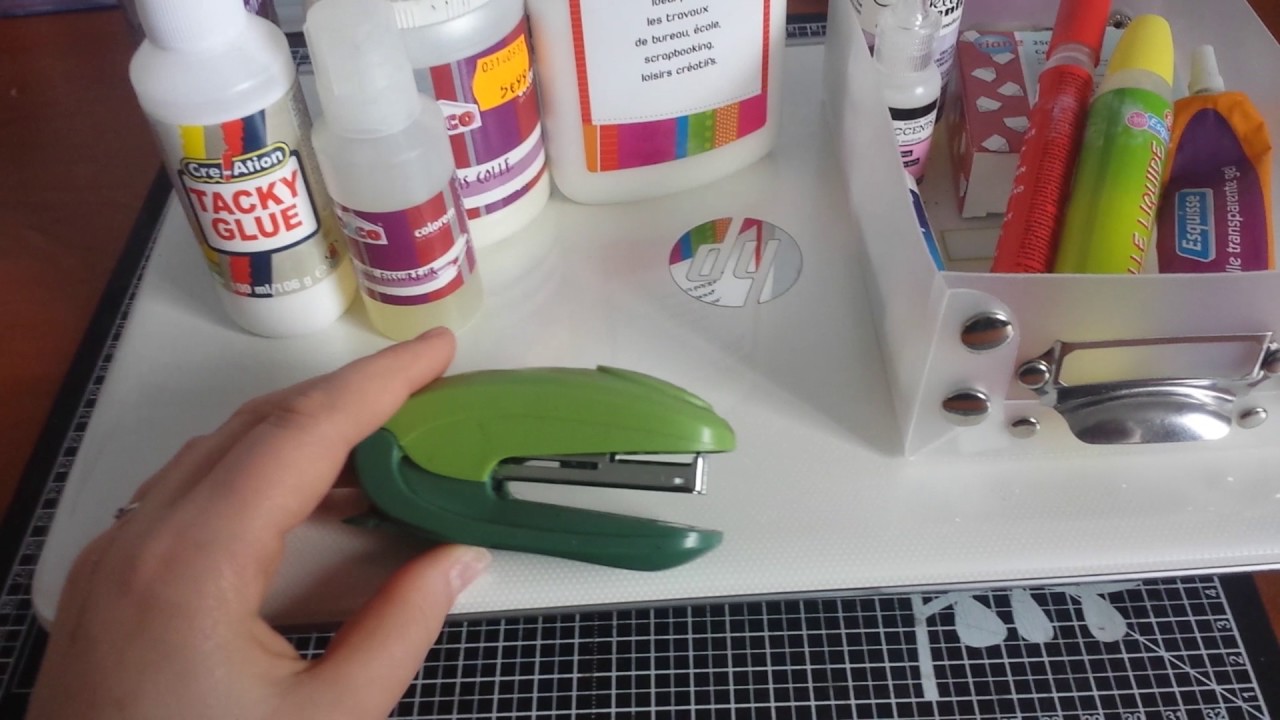 Les papiers et les differentes colles. - YouTube