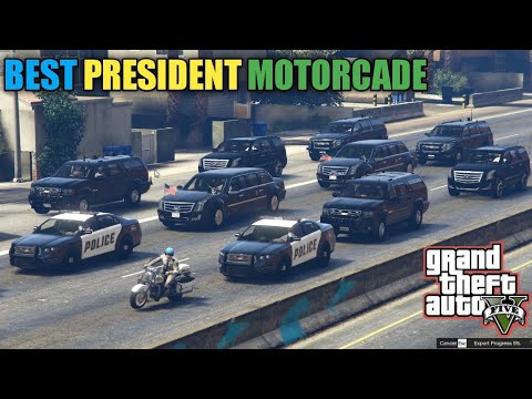 GTA 5 | President Motorcade | Best Motorcade Ever | Game Loverz - YouTube