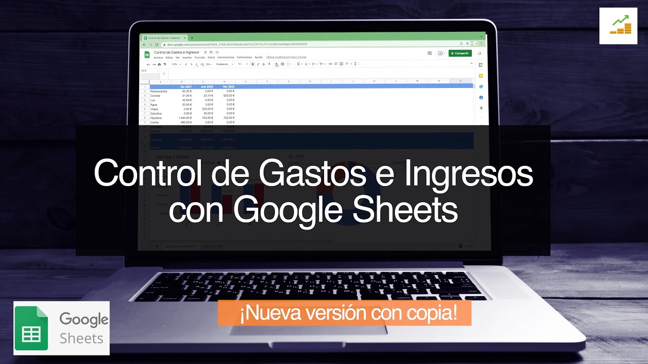 Nueva versión de Control de Gastos e Ingresos en Google Sheets - YouTube