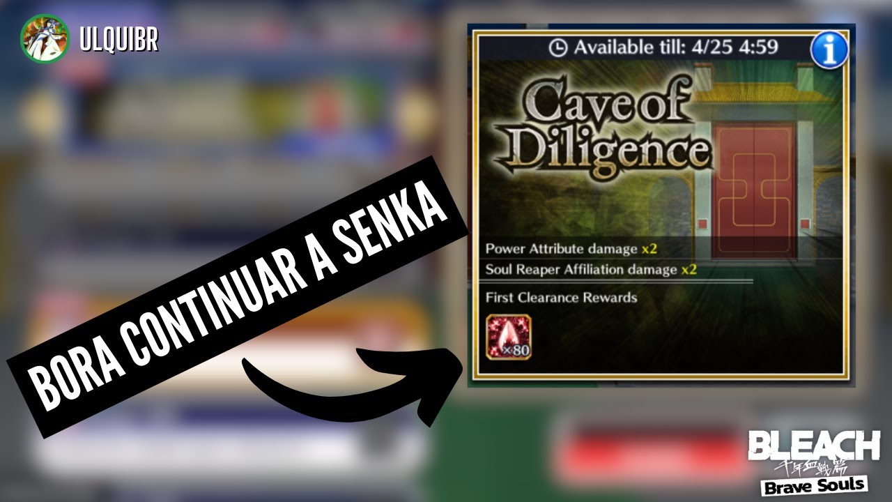 BORA CONTINUAR A SENKA - BLEACH BRAVE SOULS - YouTube