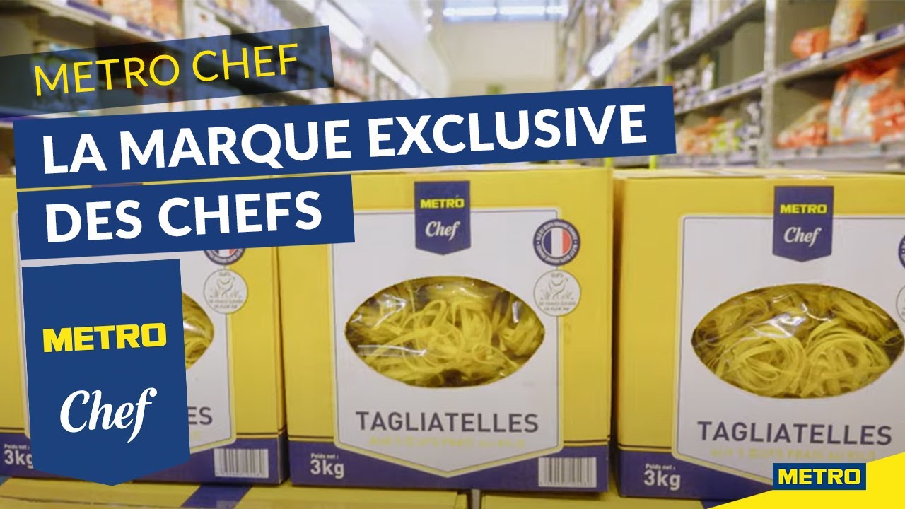LA MARQUE EXCLUSIVE DES CHEFS x METRO CHEF - YouTube