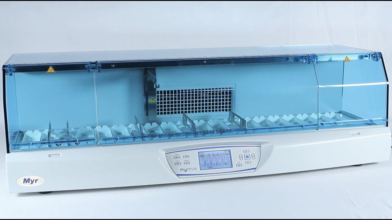 Myr Automated Slide Stainer CPS SS 30 - YouTube