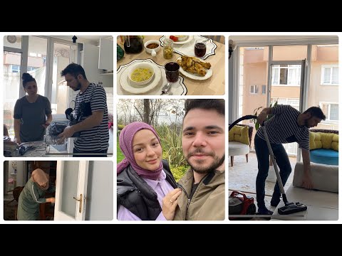 EŞİMLE 2 GÜN SÜREN DEV TEMİZLİK 🧼 CANO YARDIMA GELDİ 🙃 KOLTUĞUMUZ GELİYOR 🤭KAHVALTIYA GİDİYORUZ☺️