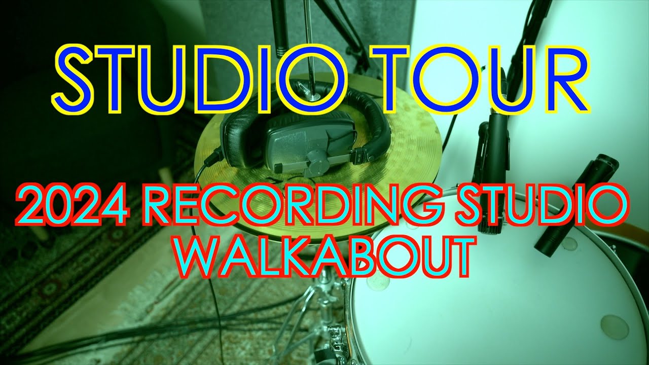 Recording Studio Tour 2024 - (Home Studio Tour) - YouTube