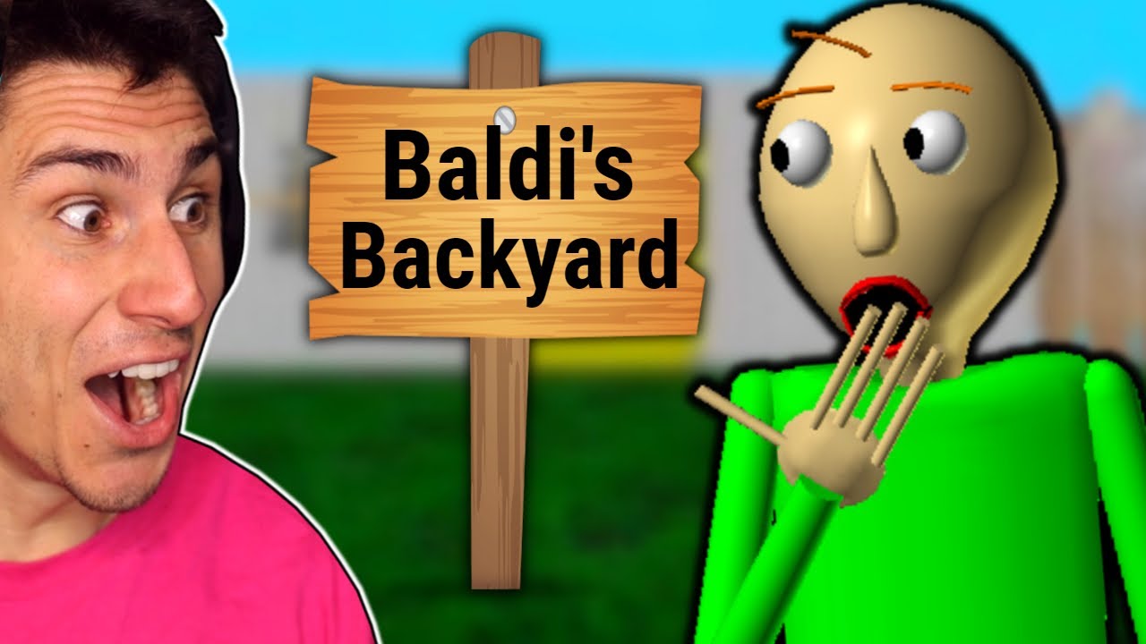 I Finally Found BALDI'S BACKYARD! | Baldi's Basics - YouTube