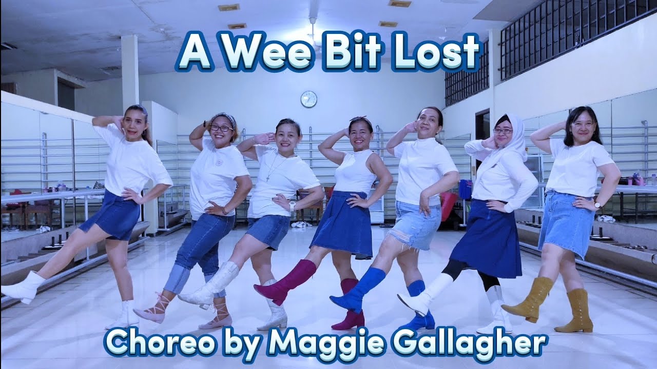 A Wee Bit Lost Line Dance - YouTube