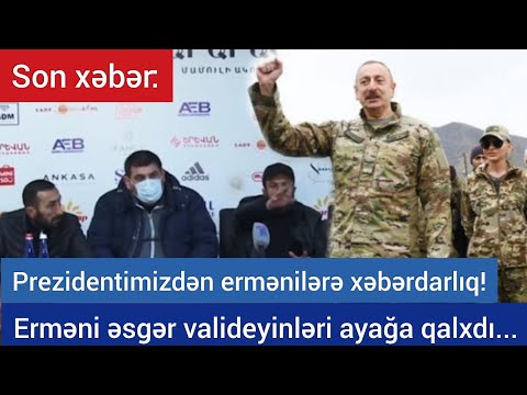 SON XƏBƏR!Erməni əsgər valideynləri ayağa qalxdı...