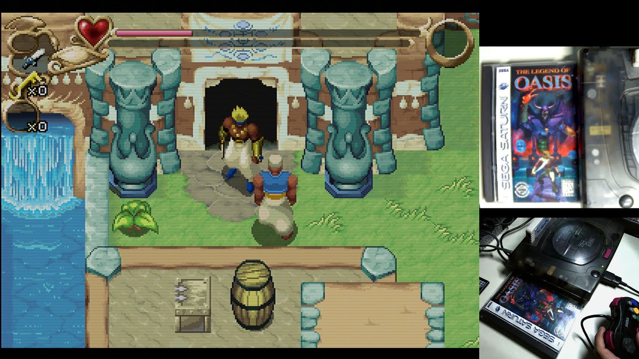 Jugando Legend of Oasis en Sega Saturn + RetroTink 4K - YouTube