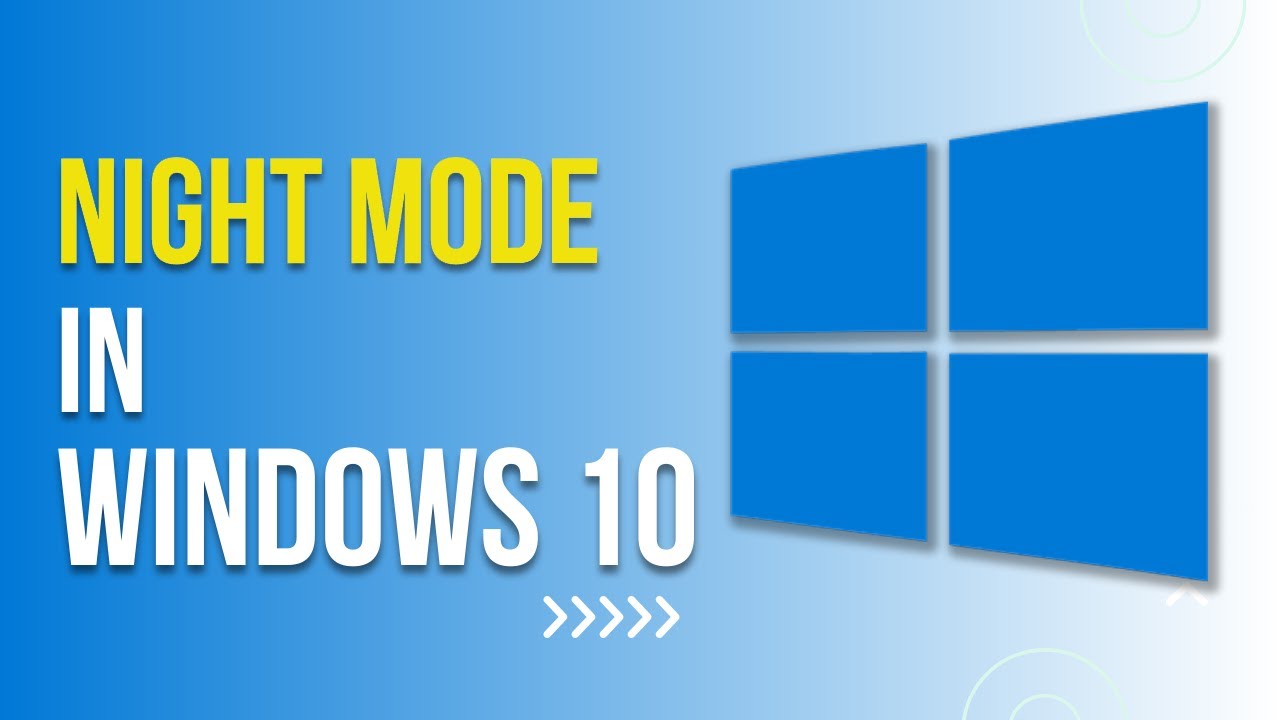 How to Enable Night Mode in Windows 10 | Easy Tutorial || Virtual ...