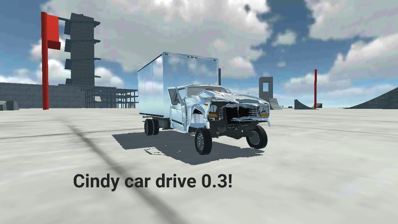 cindy car drive 0.3 box truck testing - YouTube