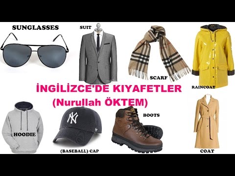 İngilizce Dersi 11 - Ingilizce'de Kıyafetler