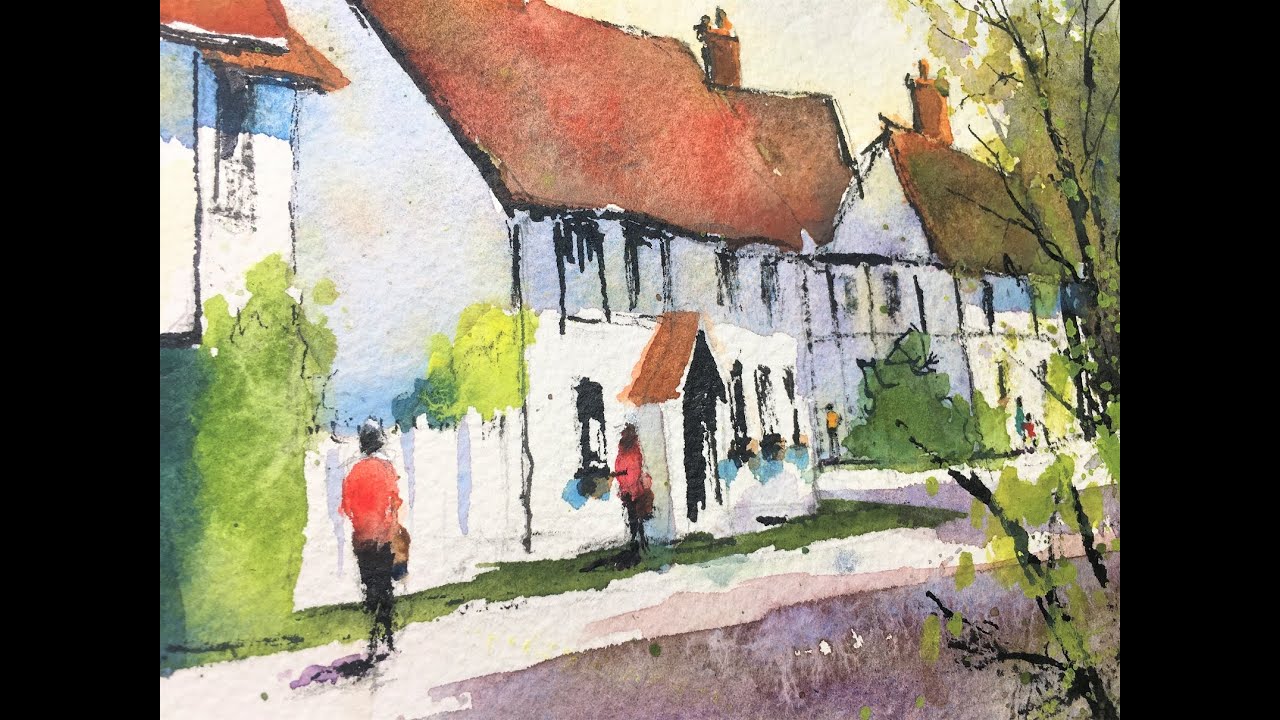 Figures in Watercolor Paintings - with Chris Petri - YouTube