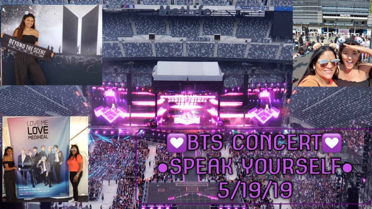 My First BTS Concert (Speak Yourself) at MetLife Stadium💜 - YouTube