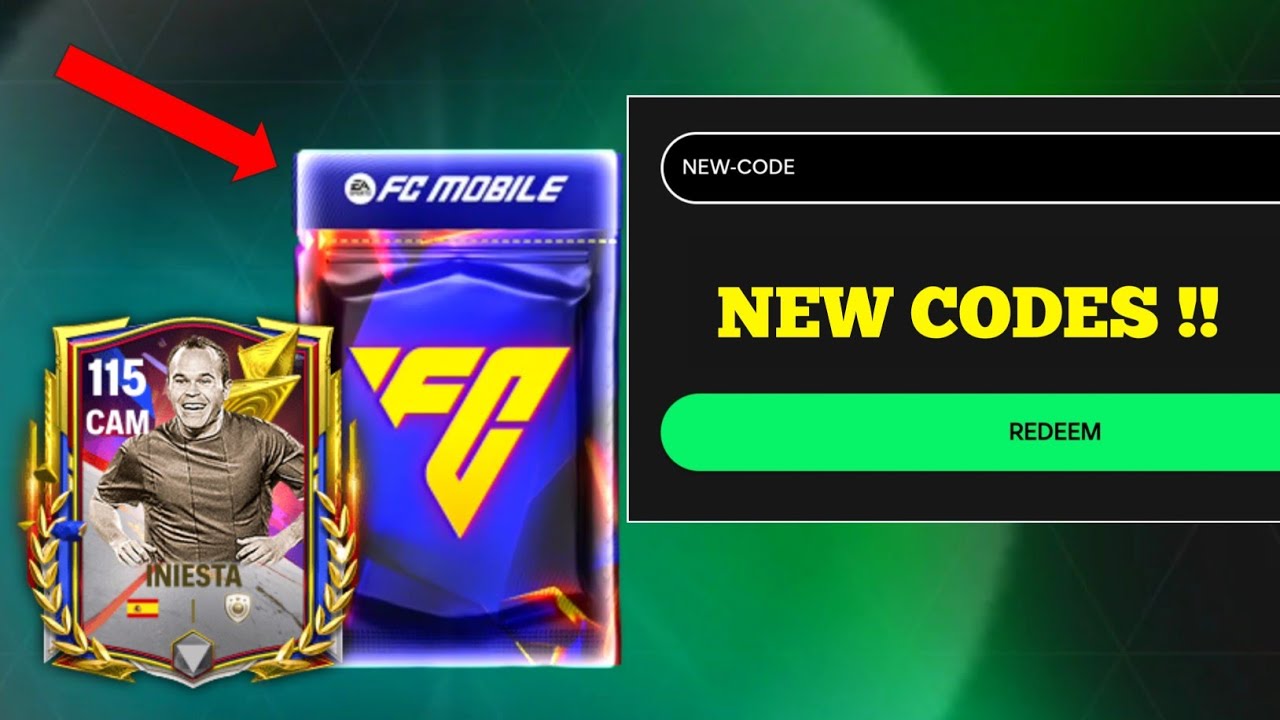 NEW REDEEM CODE 🔥 CLAIM FREE 115-108 Players 🎁 IN EA FC MOBILE 26 ...